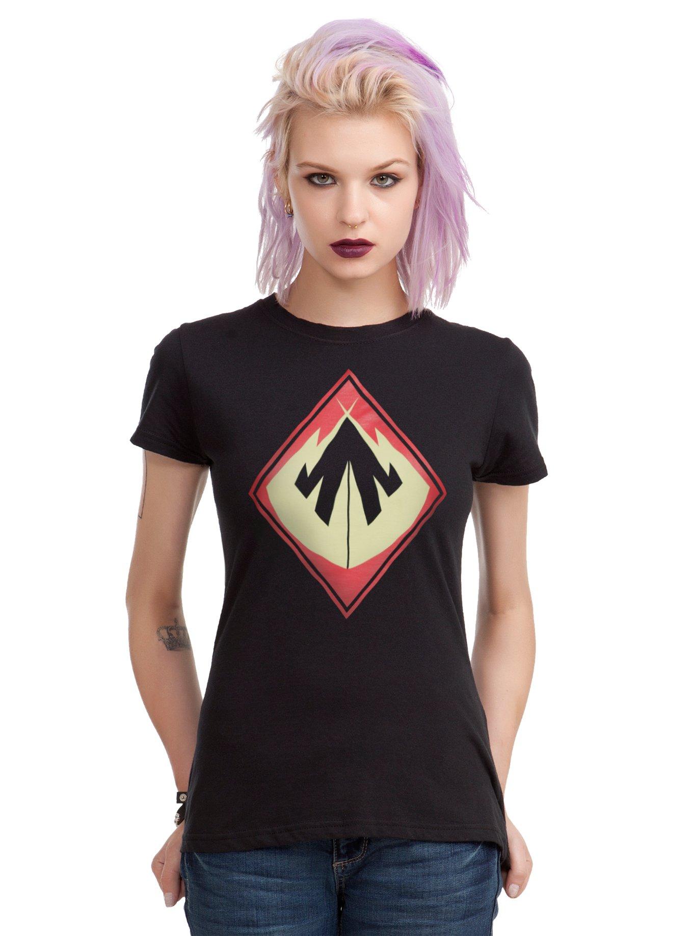 Her Universe Electra Woman And Dyna Girl Electra Woman Logo Girls T ...