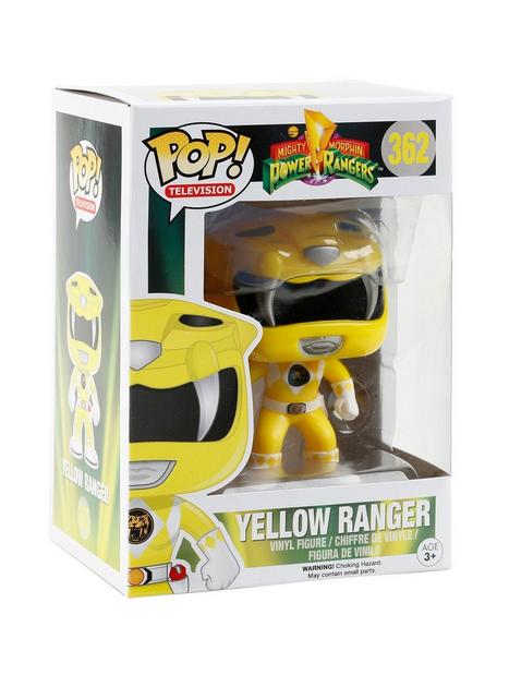 Funko Mighty Morphin Power Rangers Pop! Television Yellow Ranger Vinyl ...