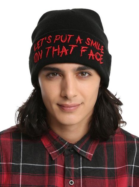 DC Comics The Dark Knight Joker Beanie | Hot Topic