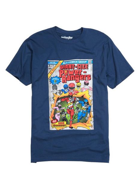 Mighty Morphin Power Rangers Giant Size Rangers T-Shirt | Hot Topic