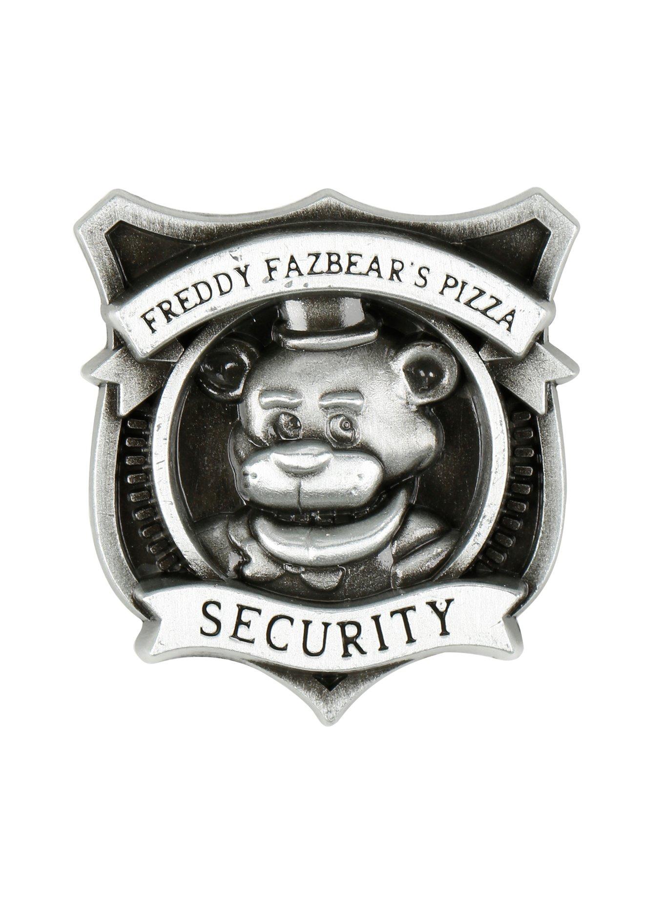 Five Nights At Freddy's Freddy Fazbear's Pizza Security Pin | Hot Topic