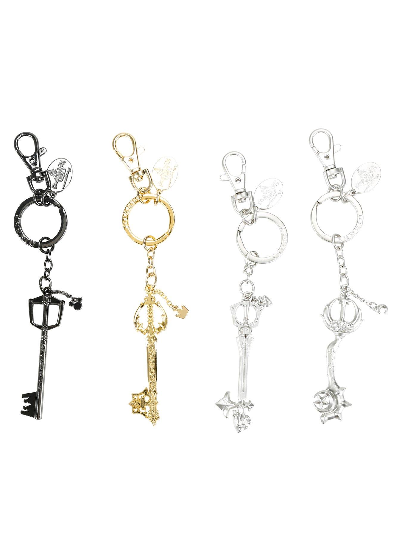 Disney Kingdom Hearts Pewter Key Chain Set 2016 Summer Convention ...