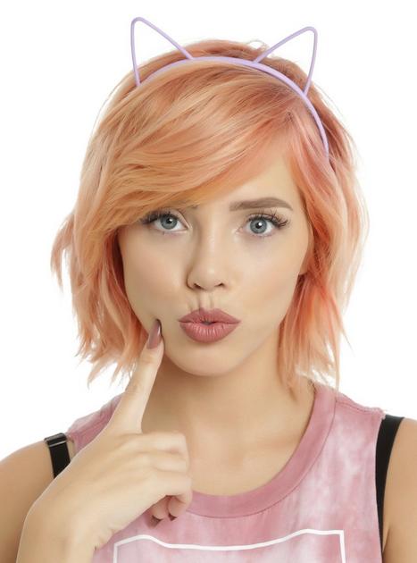 Pastel Plastic Cat Ear Headband Set | Hot Topic