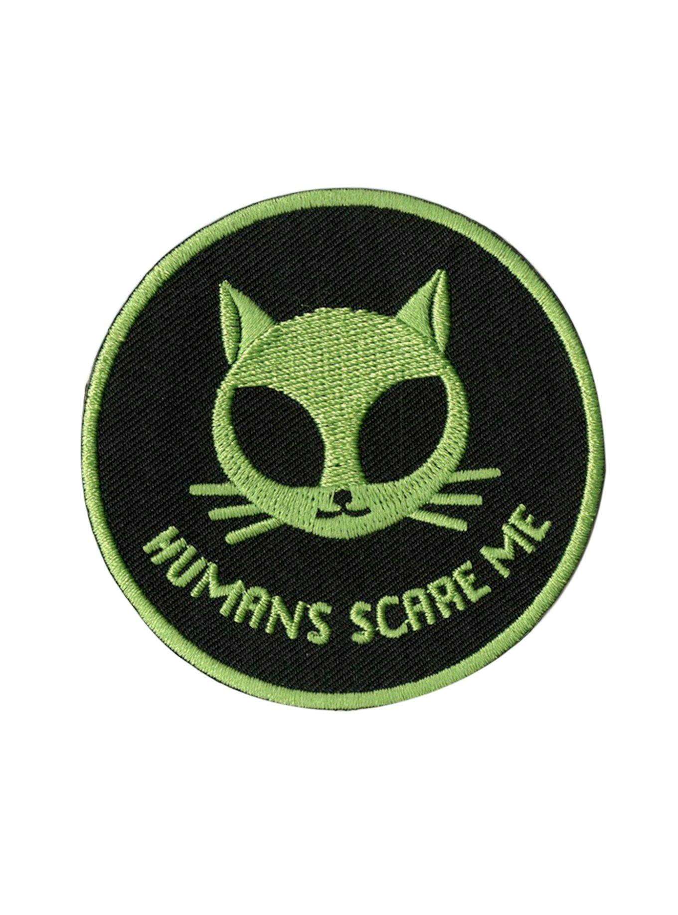 Humans Scare Me Patch | Hot Topic