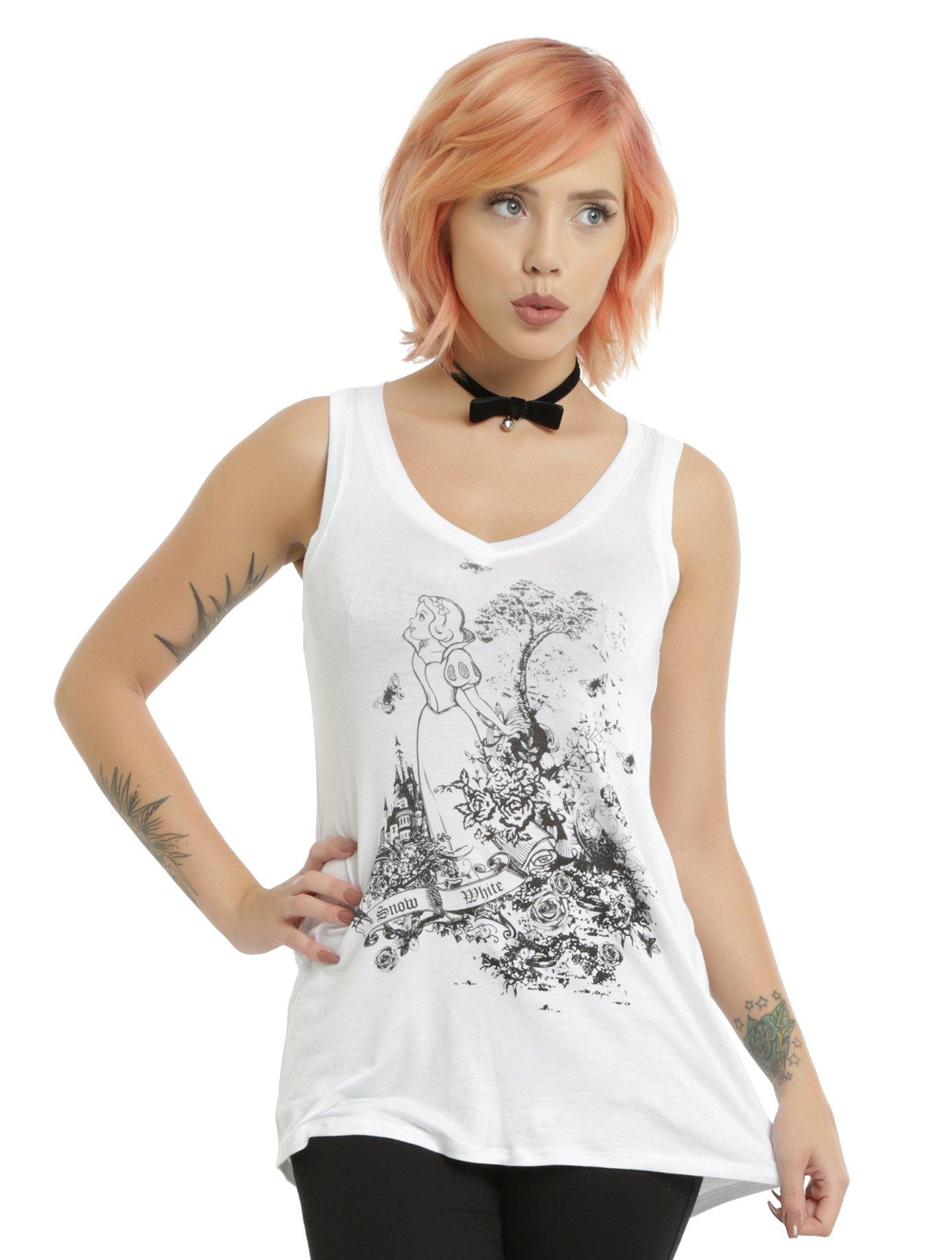 Disney Snow White Split Back Girls Tank Top | Hot Topic