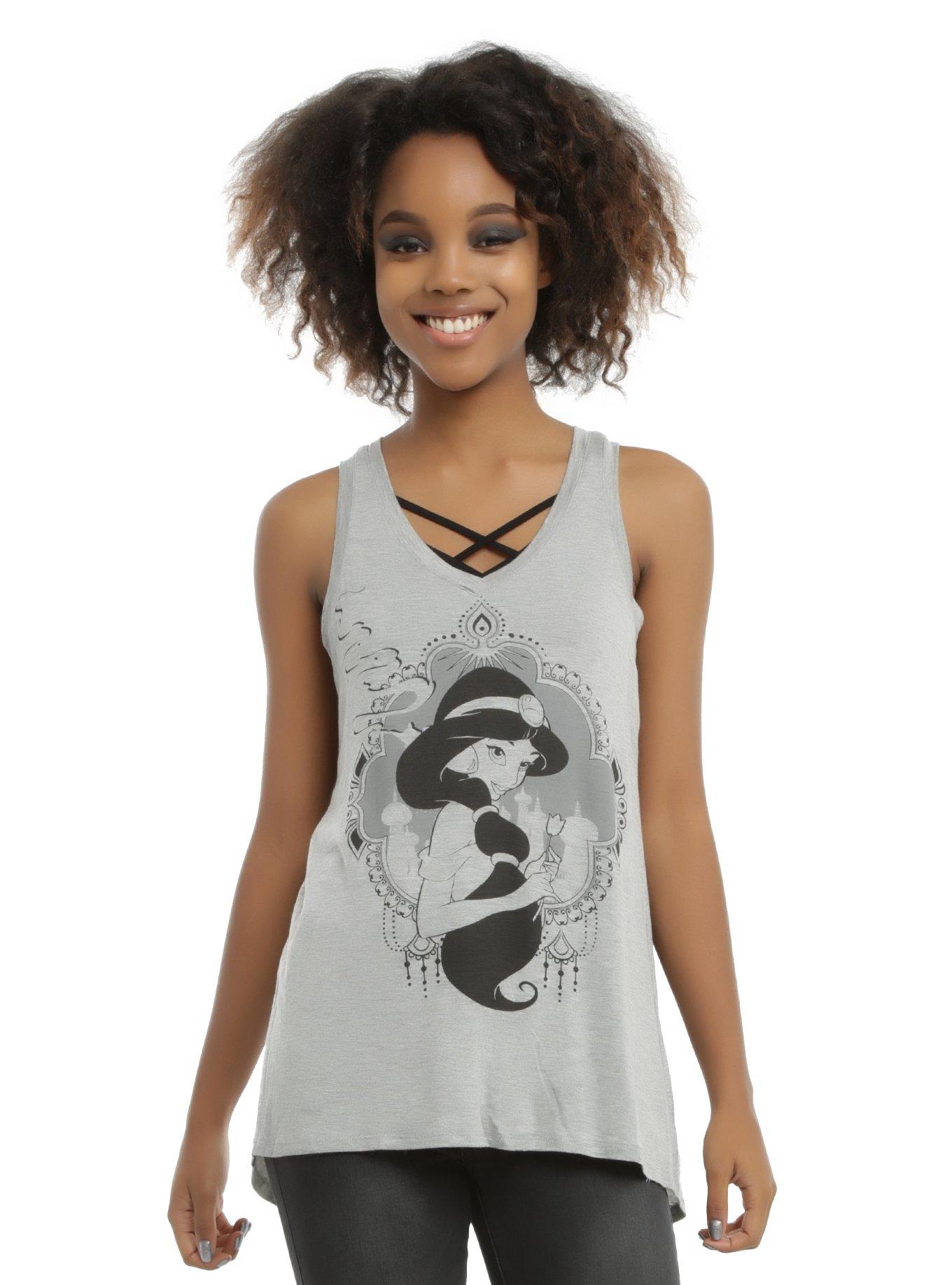 Disney Aladdin Jasmine Split Back Girls Tank Top | Hot Topic