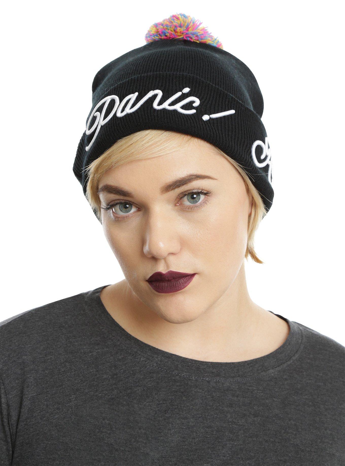 Panic! At The Disco Neon Pom Beanie | Hot Topic