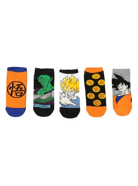 Dragon Ball Z Goku & Piccolo No-Show Socks 5 Pair | Hot Topic
