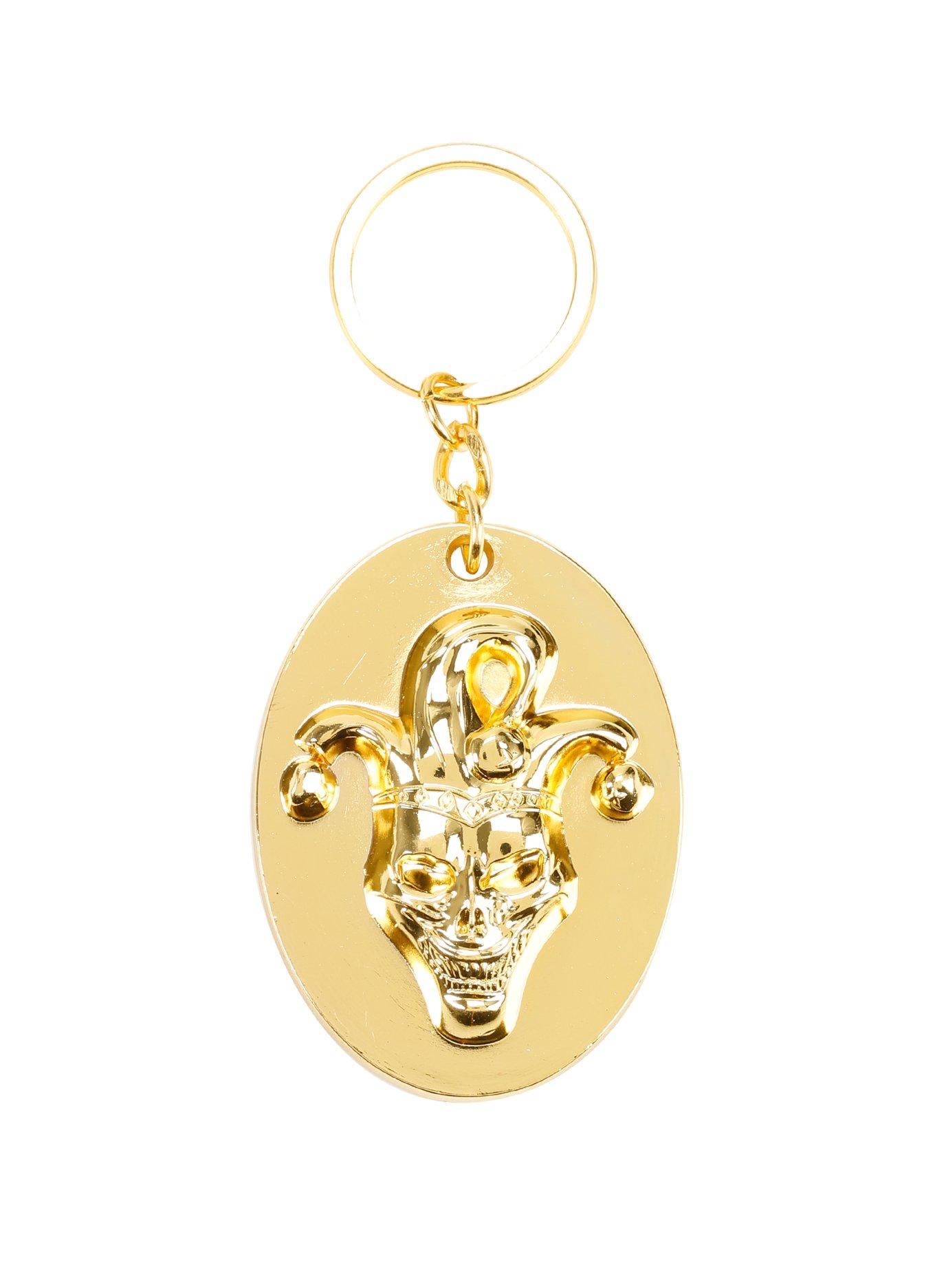 DC Comics Suicide Squad The Joker Gold Key Chain | Hot Topic