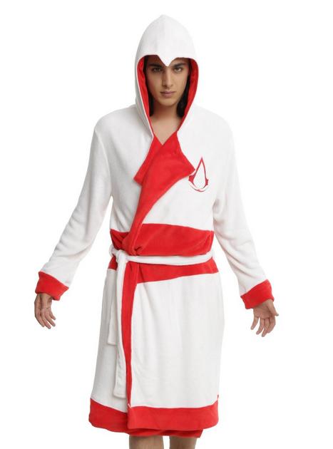 Assassin's Creed Red & White Robe | Hot Topic