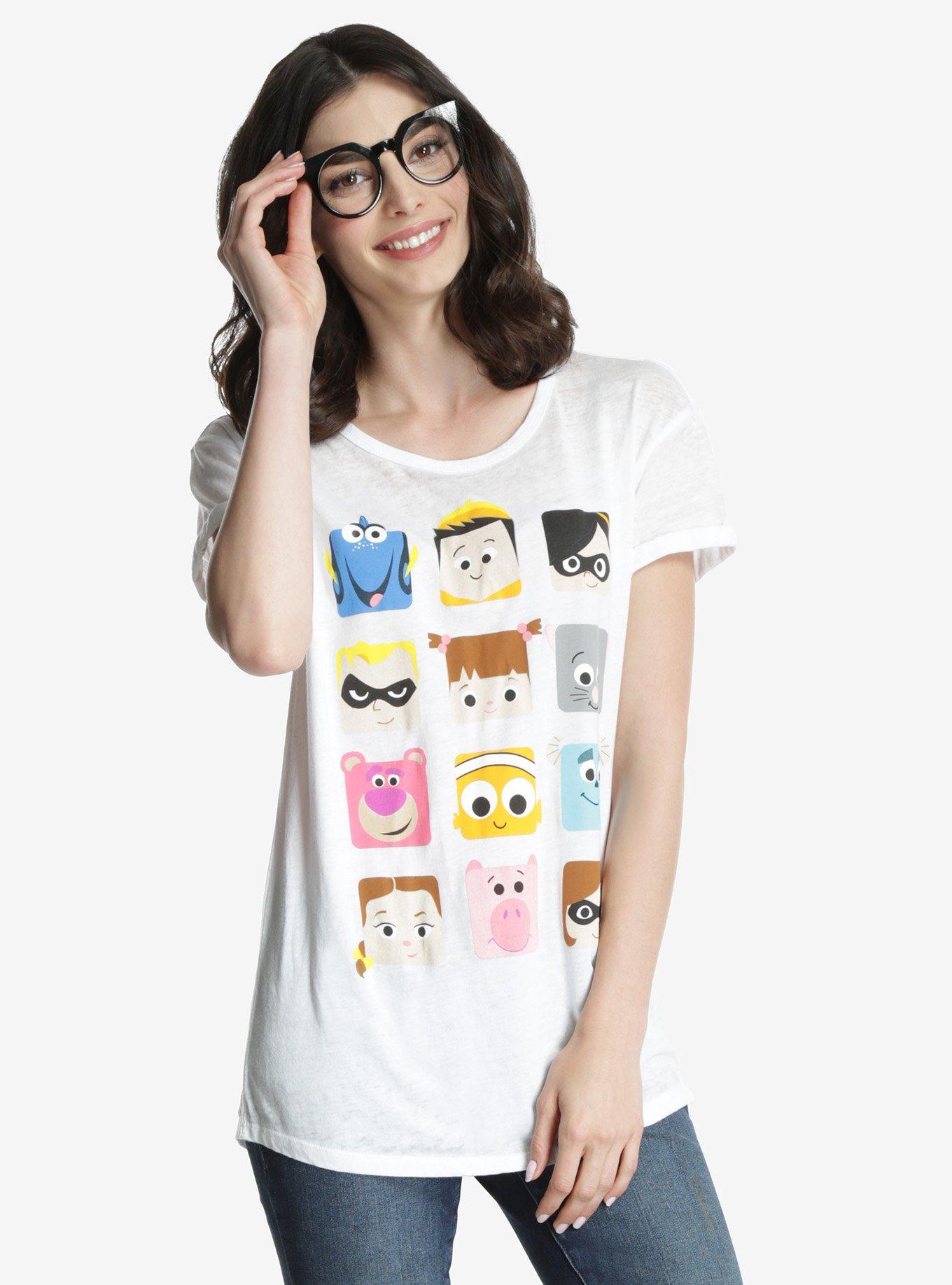 Disney Pixar Faces Womens Tee | BoxLunch