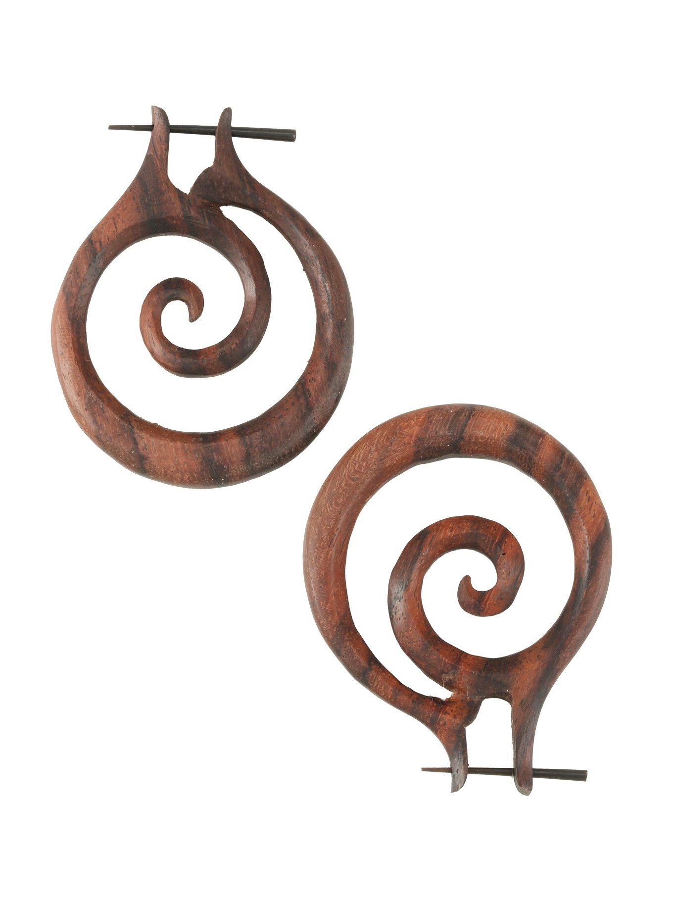 Sono Wood Faux Spiral Pincher 2 Pack | Hot Topic