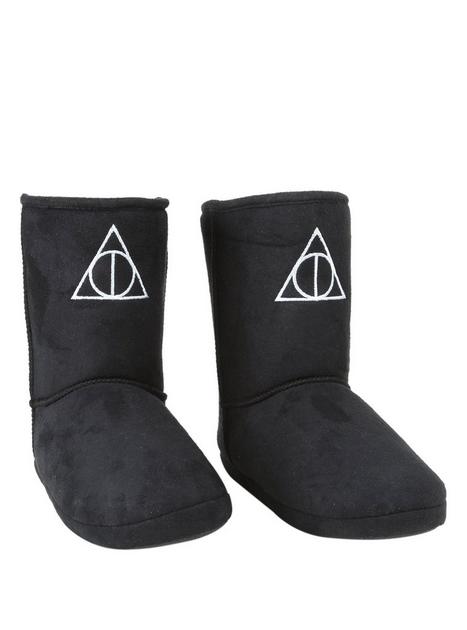 Harry Potter Deathly Hallows Slipper Boots | Hot Topic