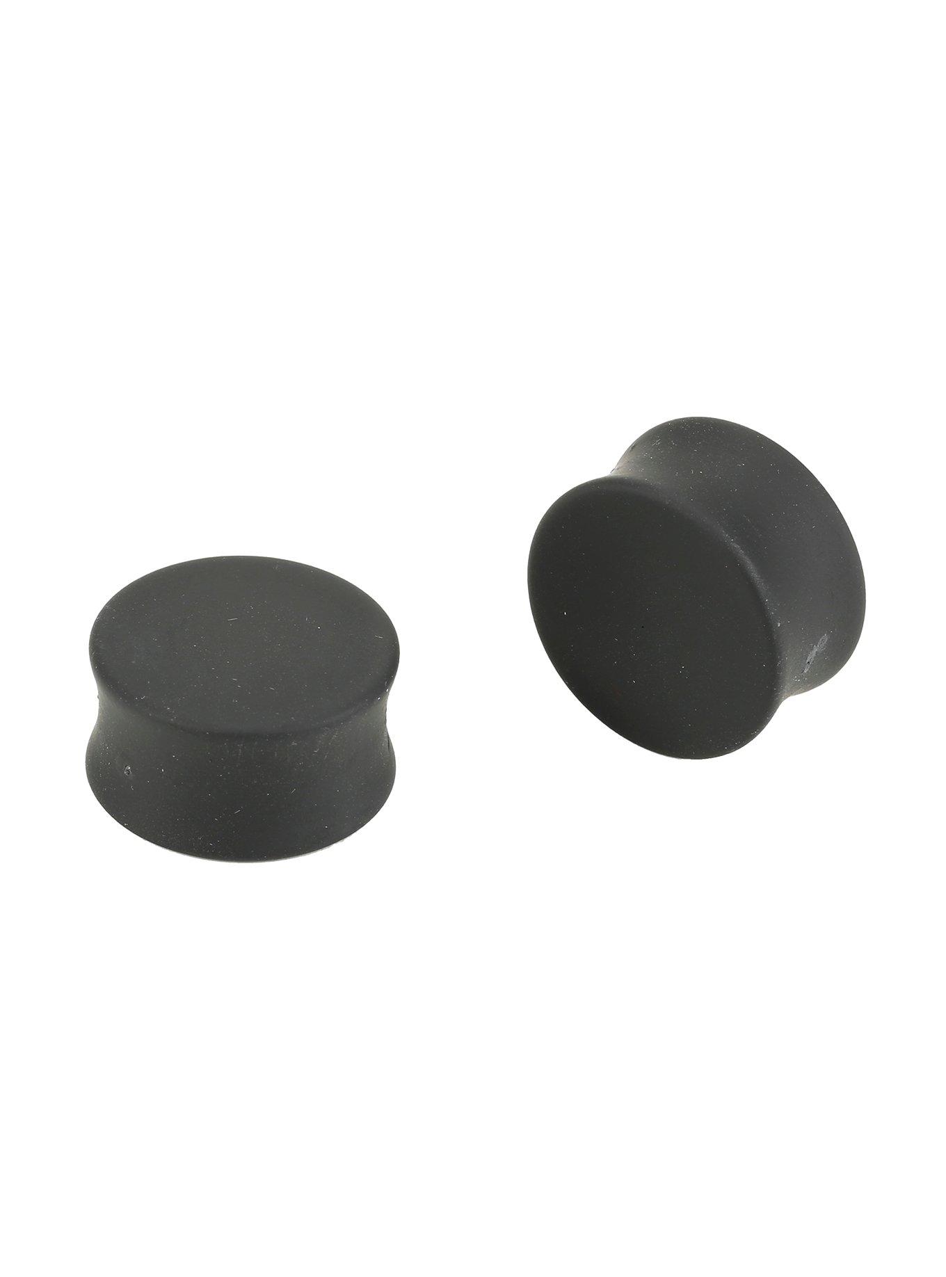 Acrylic Black Matte Smooth Touch Plug 2 Pack | Hot Topic