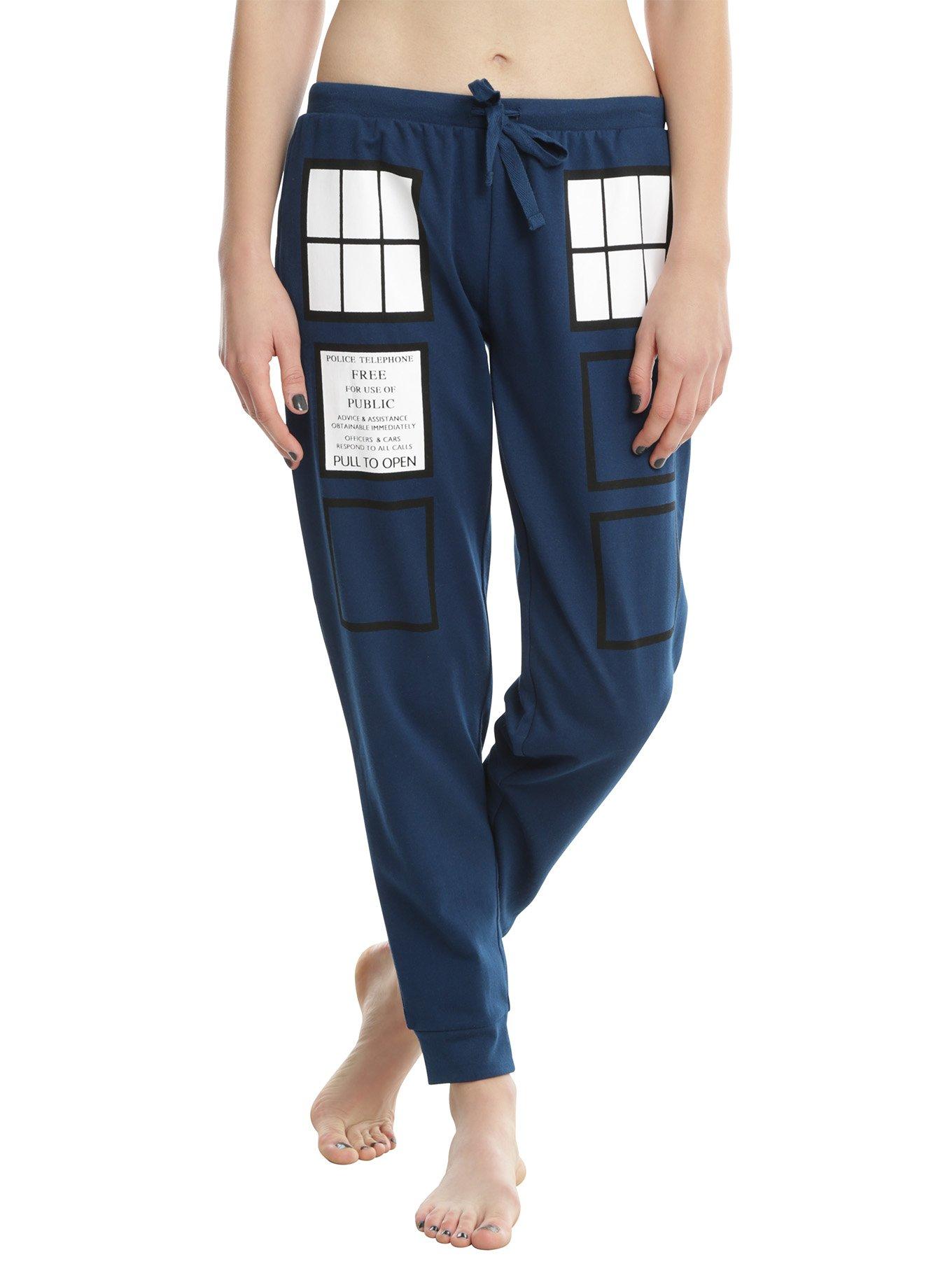 Doctor Who TARDIS Girls Jogger Pants | Hot Topic
