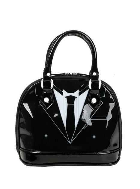 Black Butler Sebastian Suit Patent Dome Bag | Hot Topic