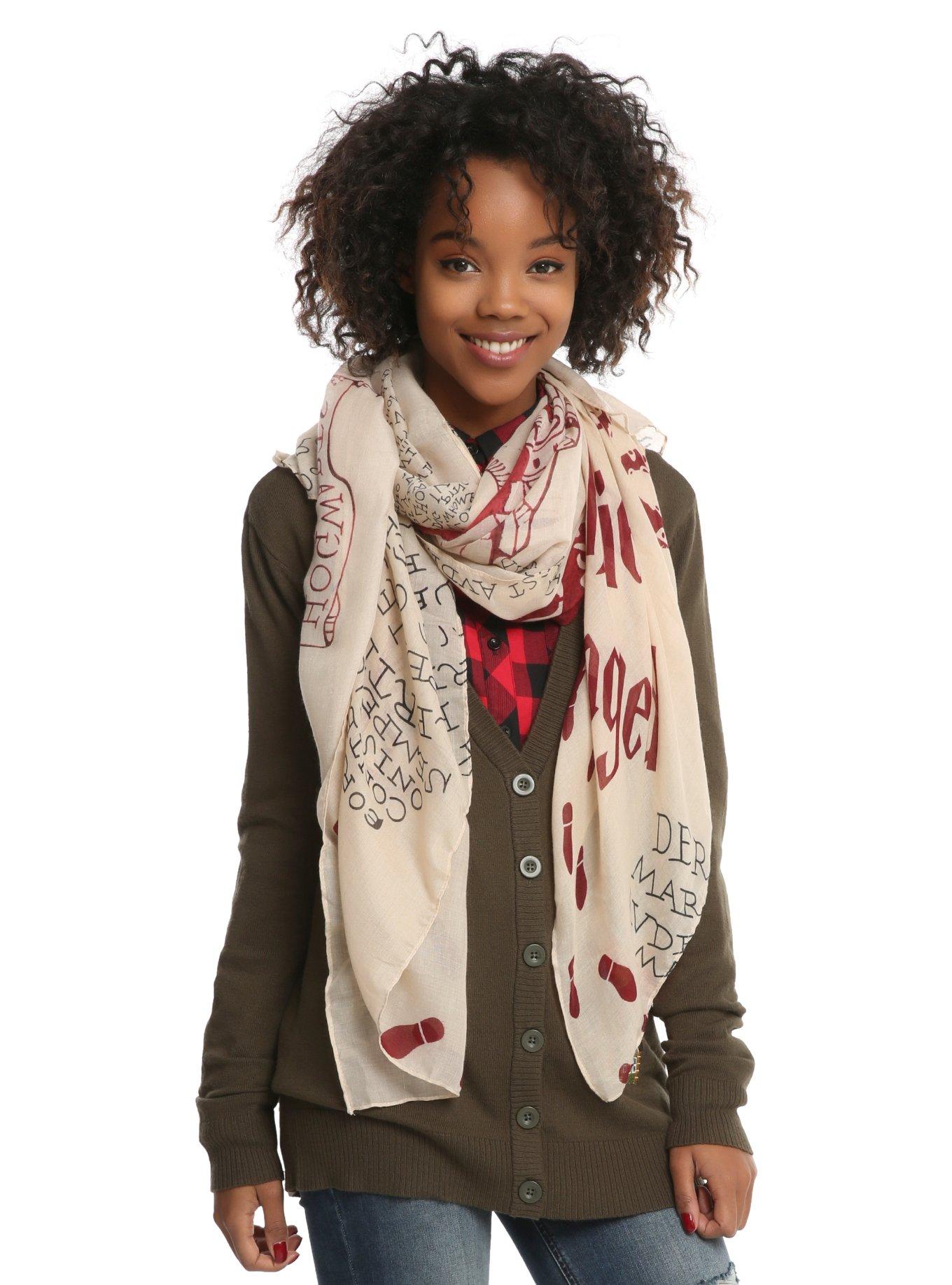 Harry Potter Marauder's Map Oblong Scarf | Hot Topic