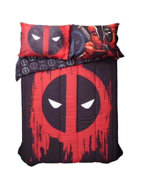 Marvel Deadpool Full/Queen Reversible Comforter | Hot Topic