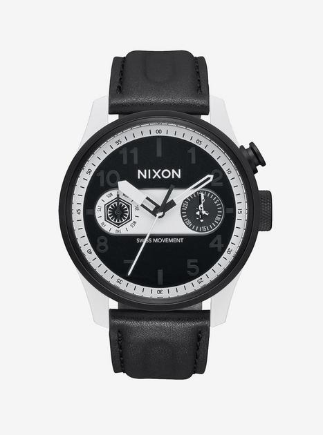 Star Wars Nixon Safari Deluxe Leather Stormtrooper Watch | BoxLunch