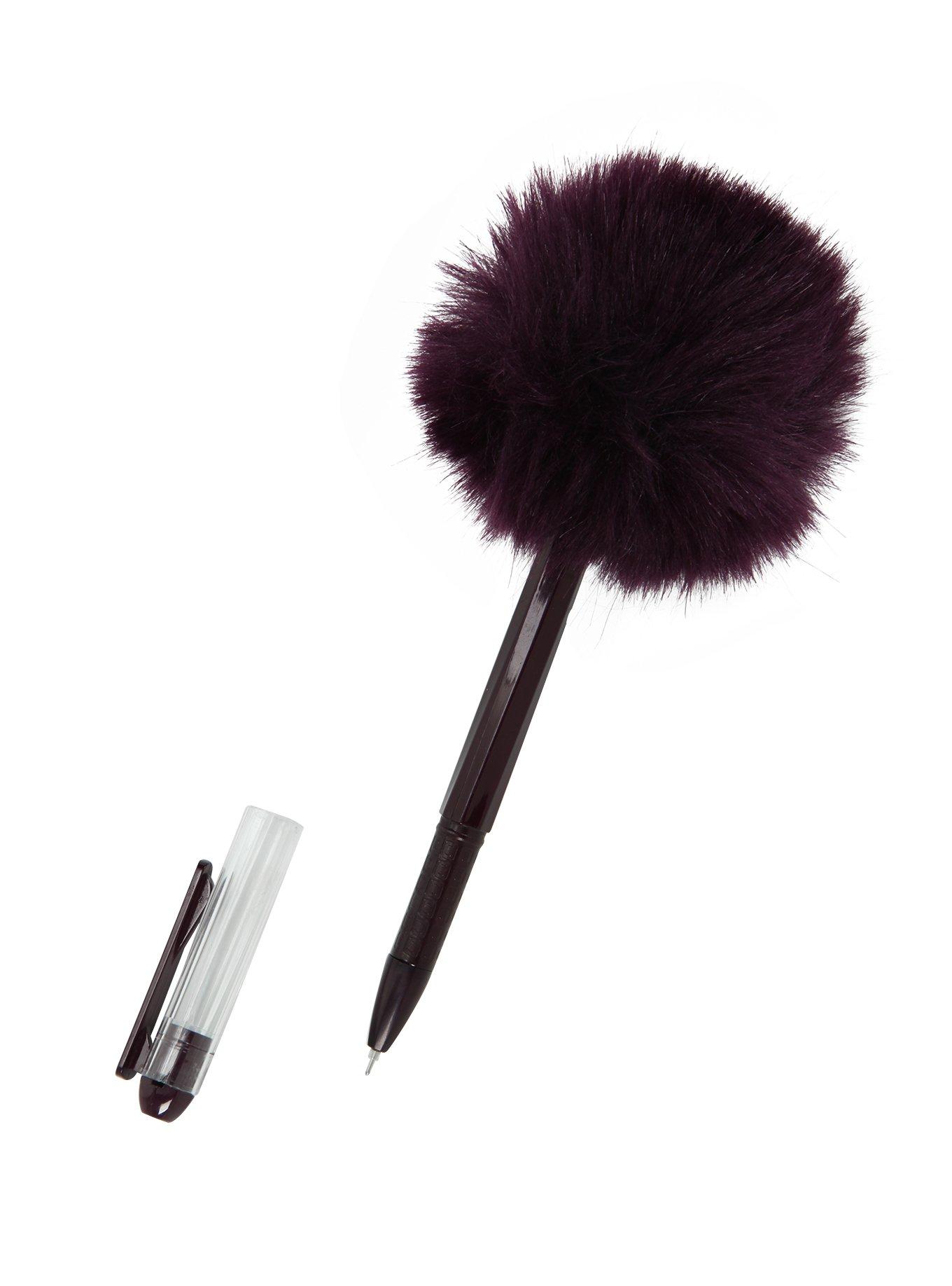 Purple Puff Ball Pen | Hot Topic