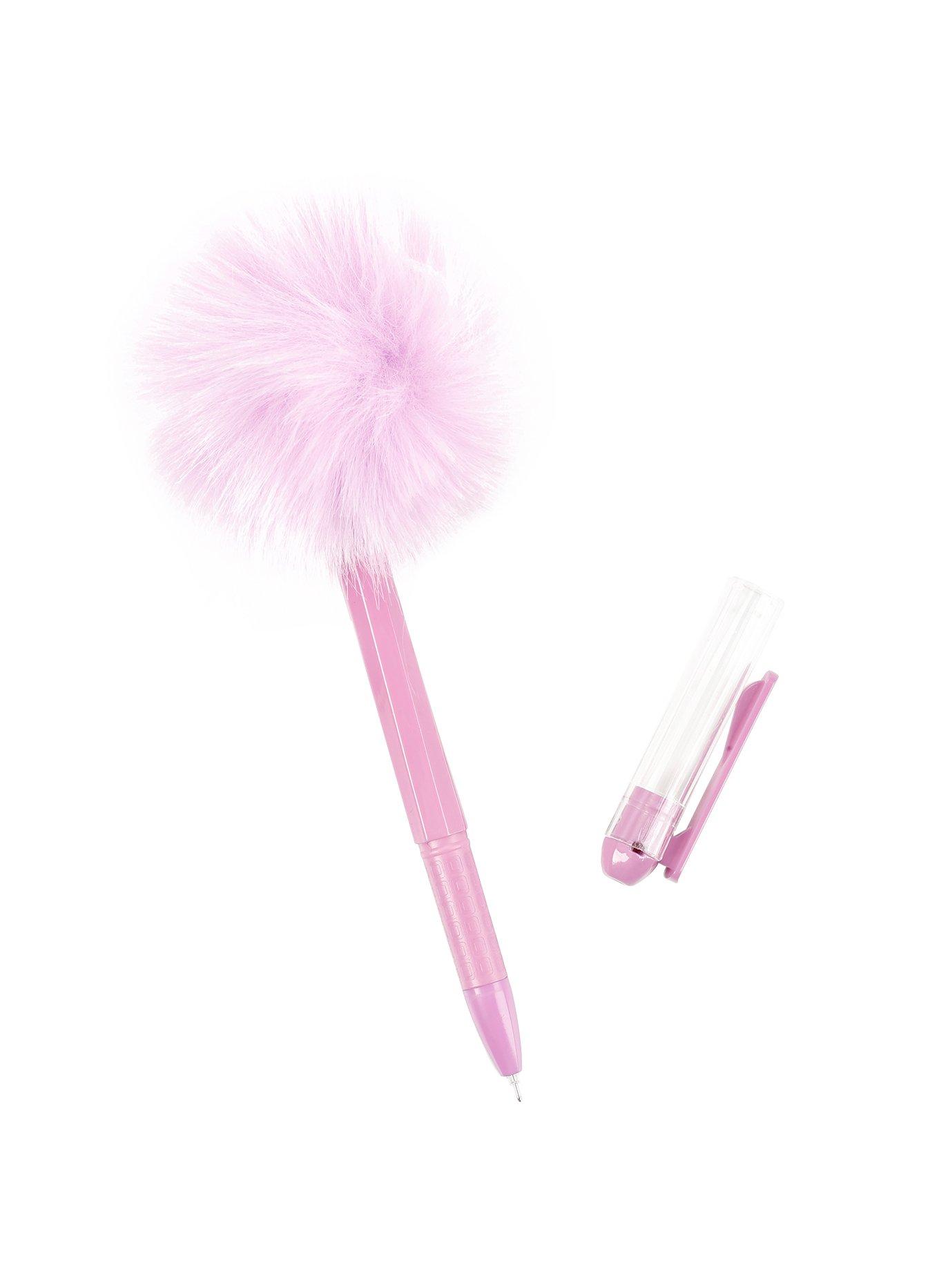 Lavender Puff Ball Pen | Hot Topic