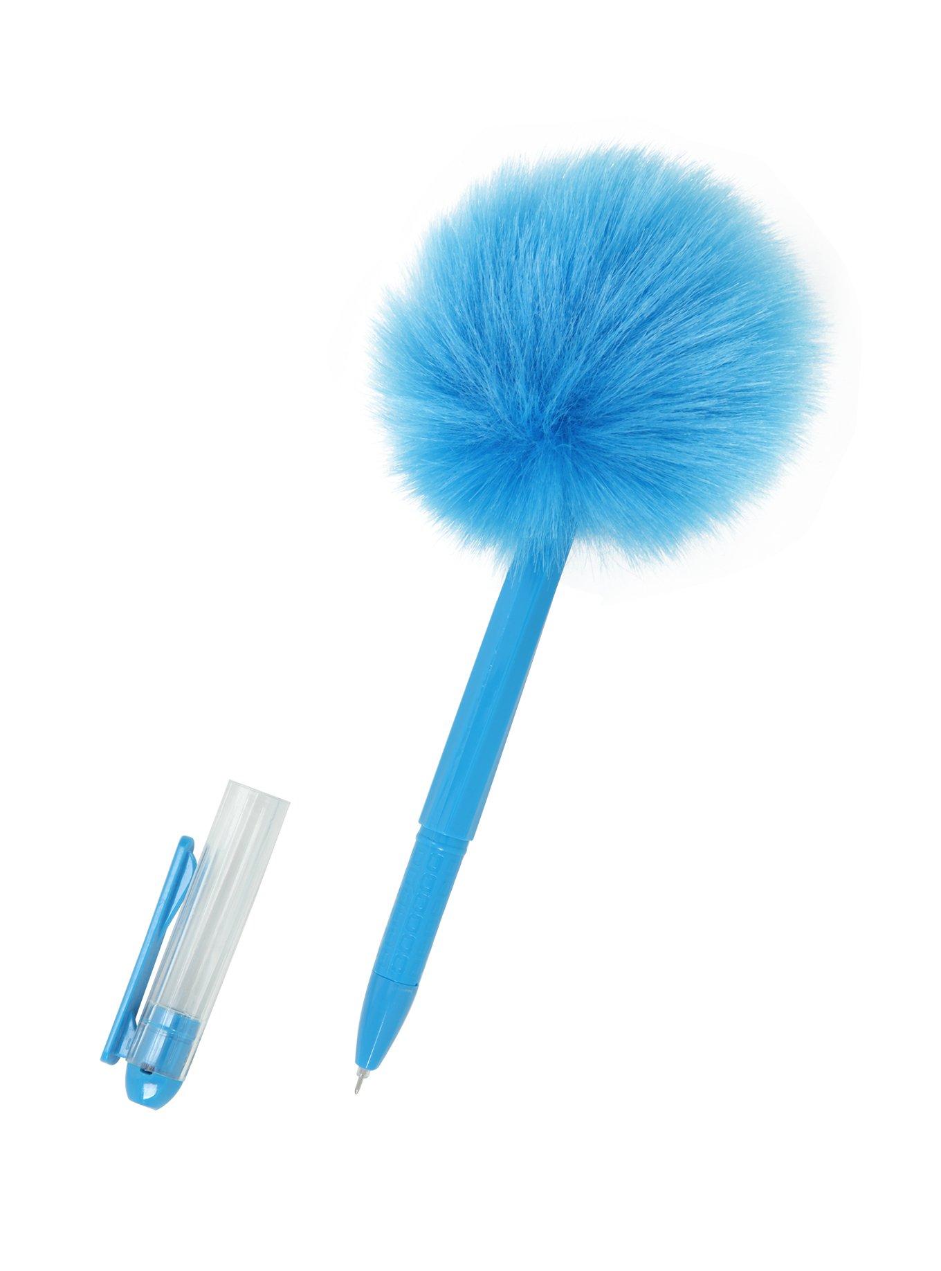 Turquoise Puff Ball Pen | Hot Topic