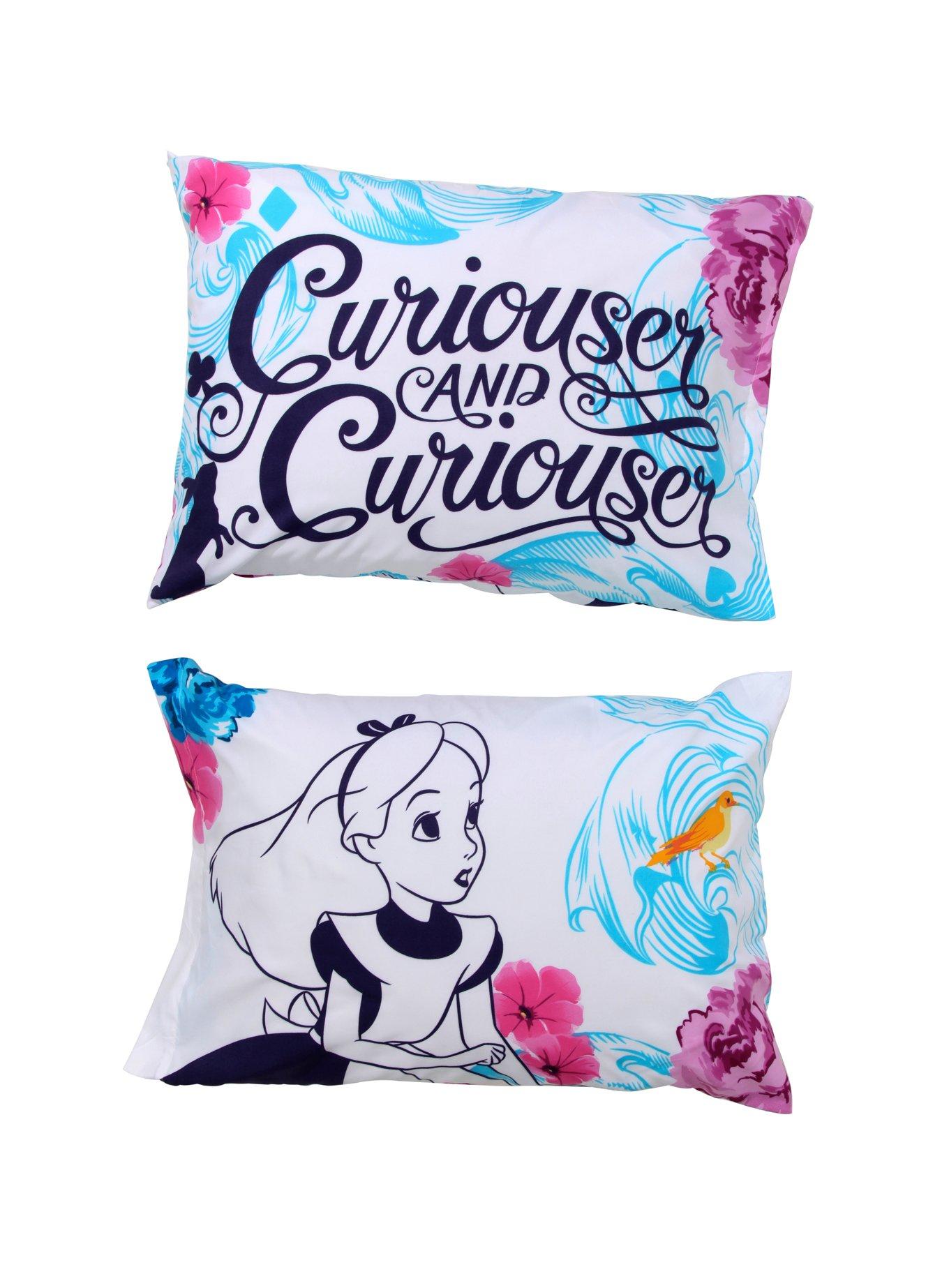 Disney Alice In Wonderland Blue Floral Pillowcase Set | Hot Topic