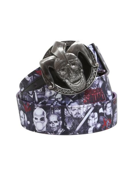 DC Comics Suicide Squad Reversible Belt & Buckle Set | Hot Topic