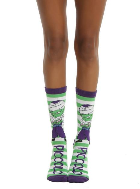 Dragon Ball Z Piccolo Striped Crew Socks | Hot Topic