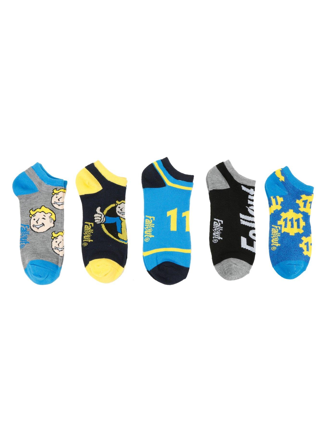 Fallout 4 No-Show Socks 5 Pair | Hot Topic