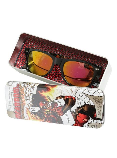 Marvel Deadpool Sunglass Tin Gift Set | Hot Topic