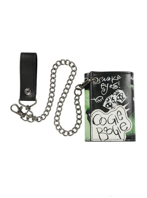 The Nightmare Before Christmas Oogie Boogie Tri-Fold Chain Wallet | Hot ...