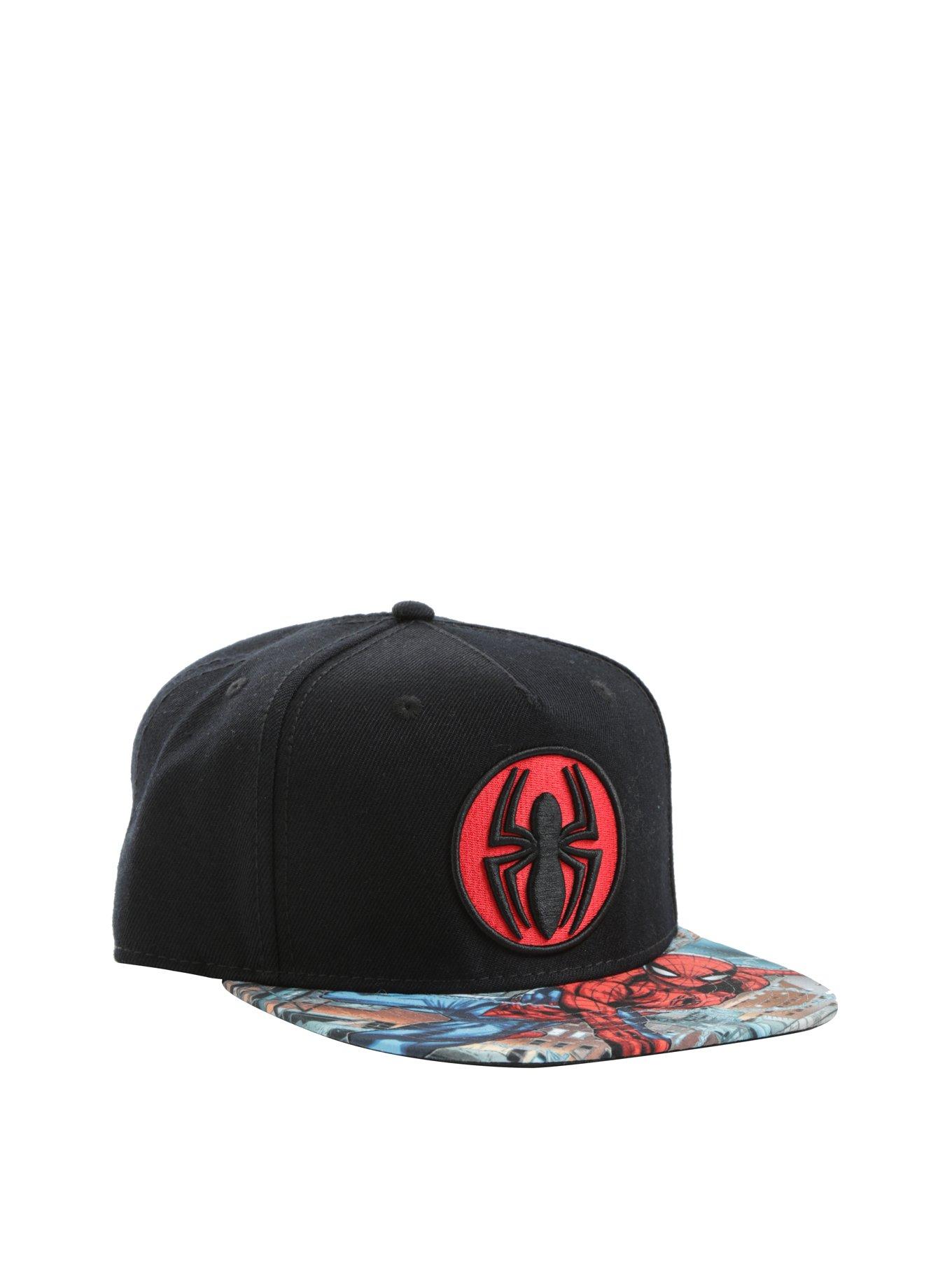 Marvel Spider-Man Spider Patch Sublimation Bill Snapback Hat | Hot Topic