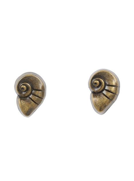 Disney The Little Mermaid Conch Shell Stud Earrings | Hot Topic
