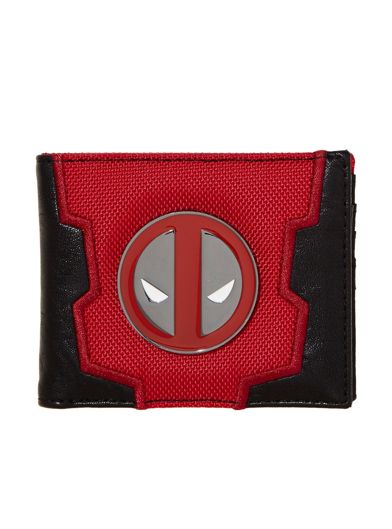 Marvel Deadpool Logo Bi-Fold Wallet | Hot Topic