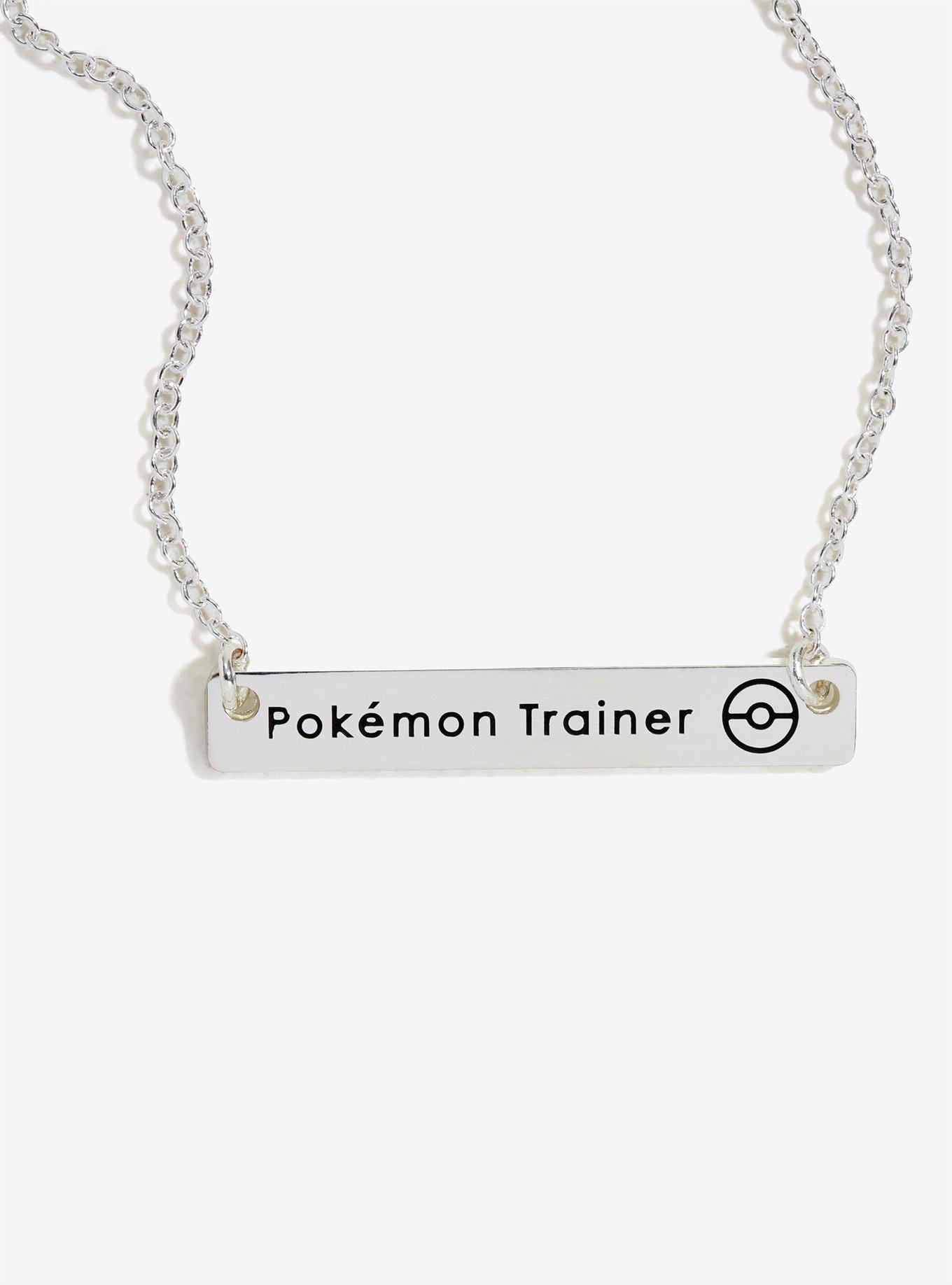 Pokémon Trainer Silver Bar Necklace | BoxLunch