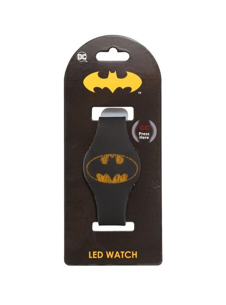 DC Comics Batman Rubber LED Watch | Hot Topic