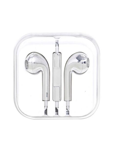 MiCase Metallic Silver Earbuds | Hot Topic