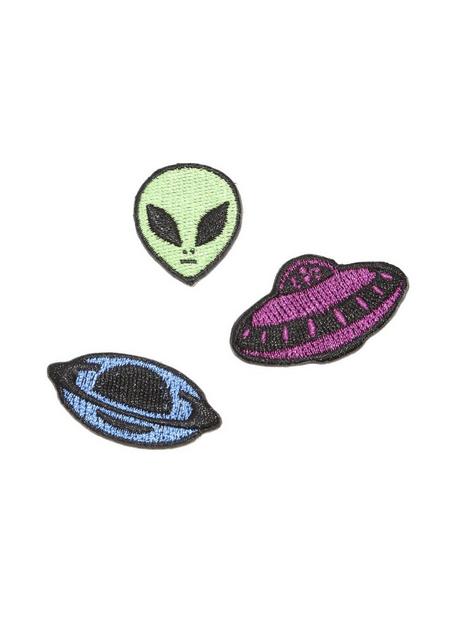 Alien Iron-On Patch Set | Hot Topic