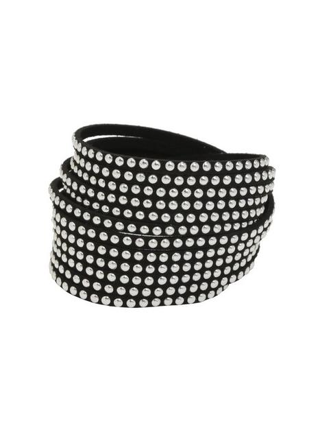 Blackheart Studded Wrap Bracelet | Hot Topic