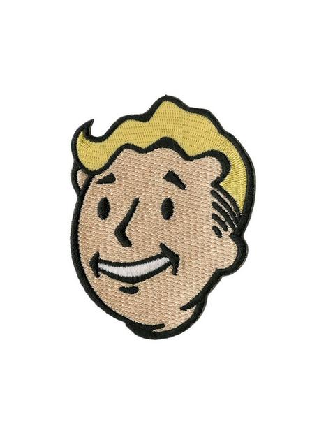Fallout Vault Boy Face Patch | Hot Topic