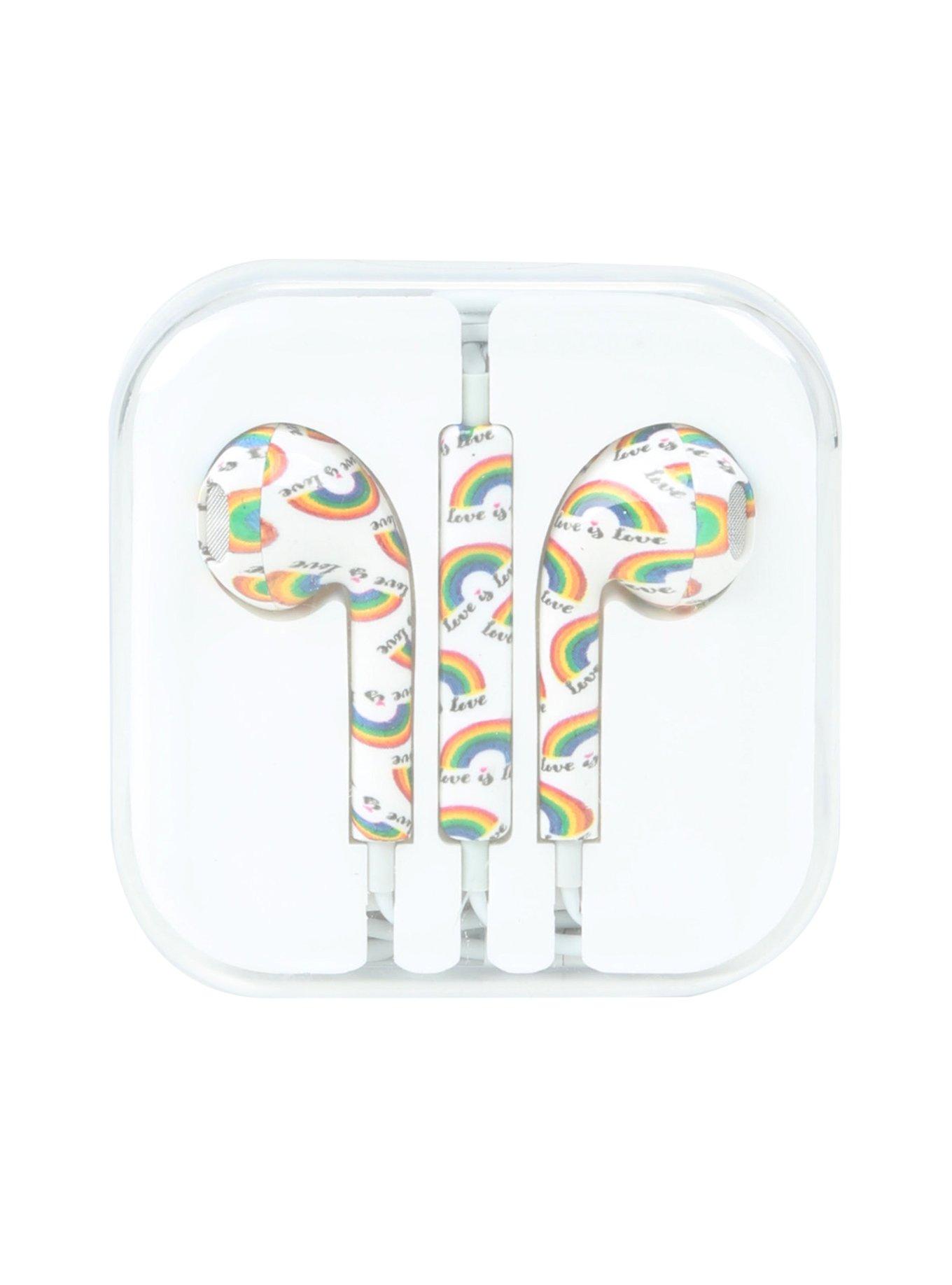Micase Rainbow Love Is Love Earbuds | Hot Topic