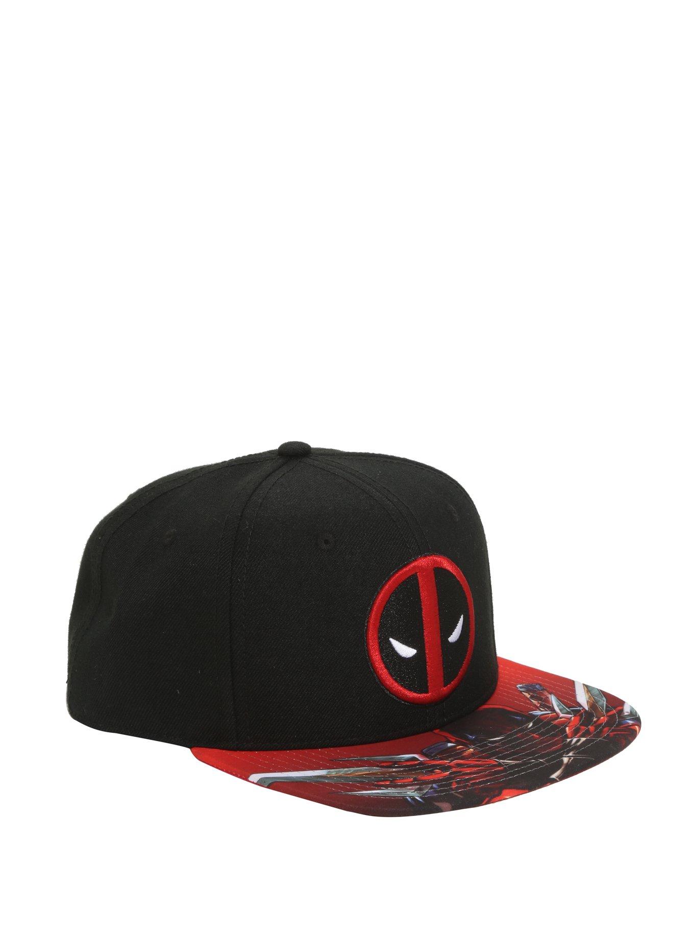 Marvel Deadpool Sai Sublimation Bill Snapback Hat | Hot Topic
