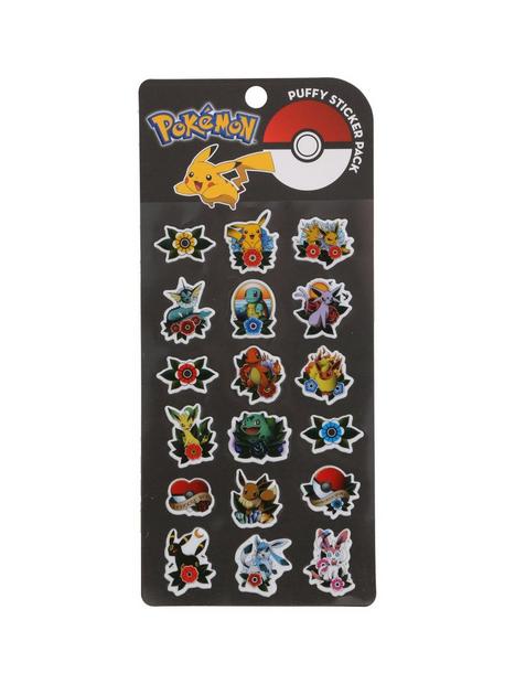 Loungefly Pokemon Classic Tattoo Puffy Sticker Pack | Hot Topic
