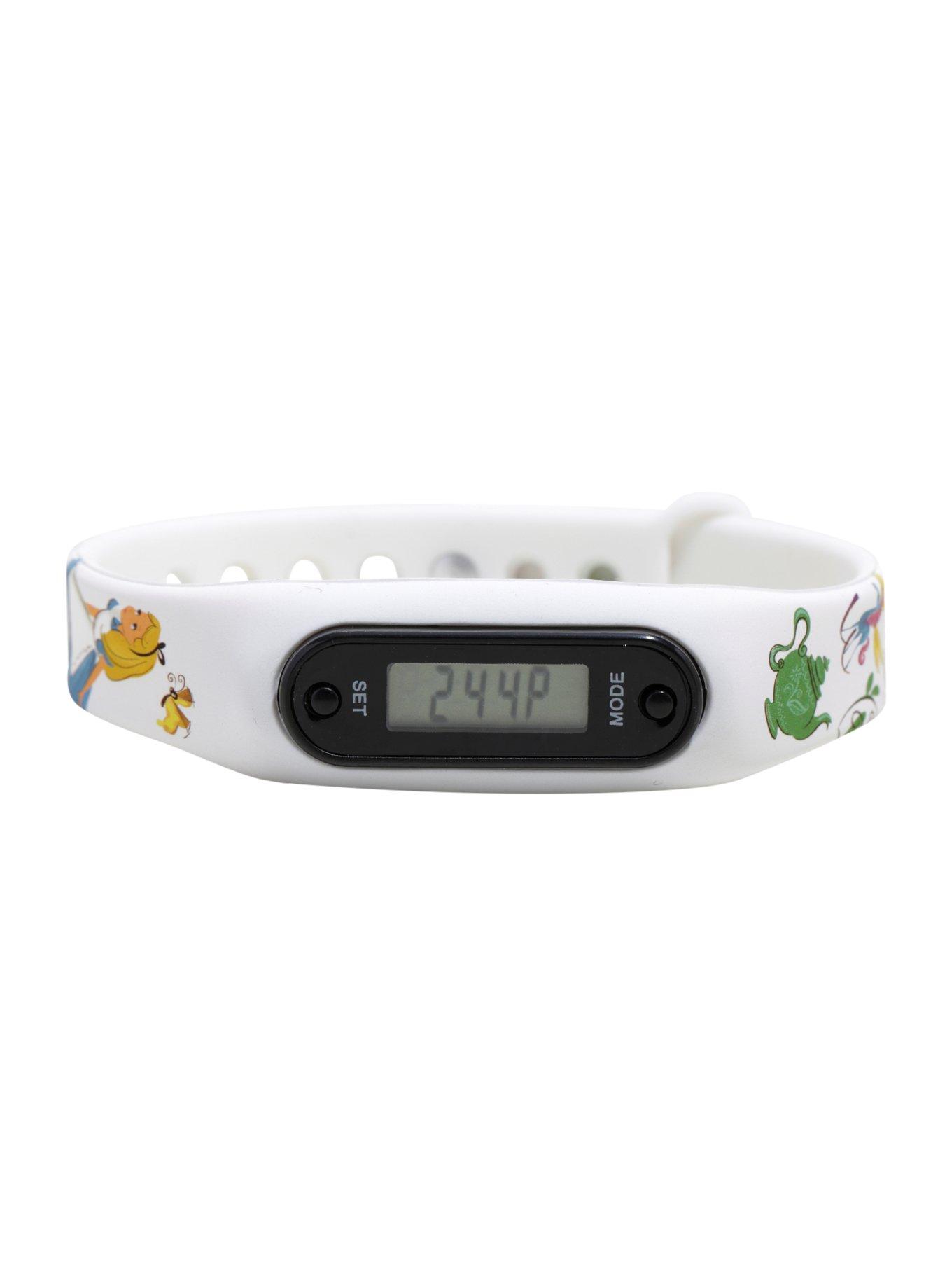 Disney Alice In Wonderland Rubber LCD Watch/Step Tracker | Hot Topic