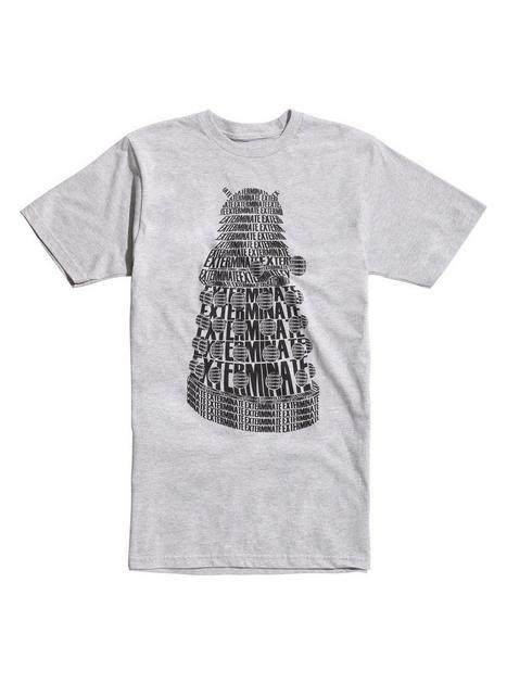 Doctor Who Dalek Exterminate Word Fill T-Shirt | Hot Topic