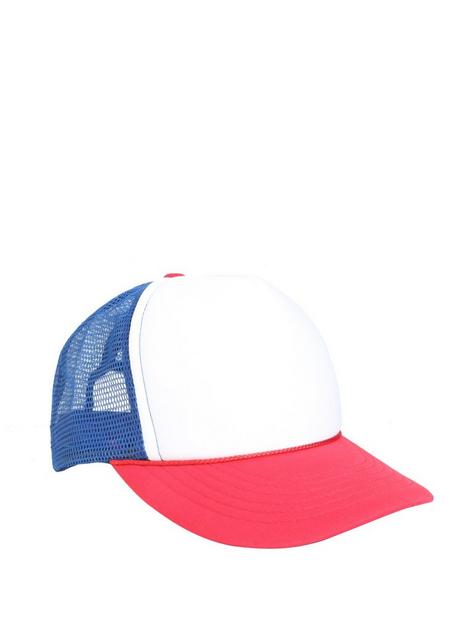 Red White & Blue Trucker Hat | Hot Topic