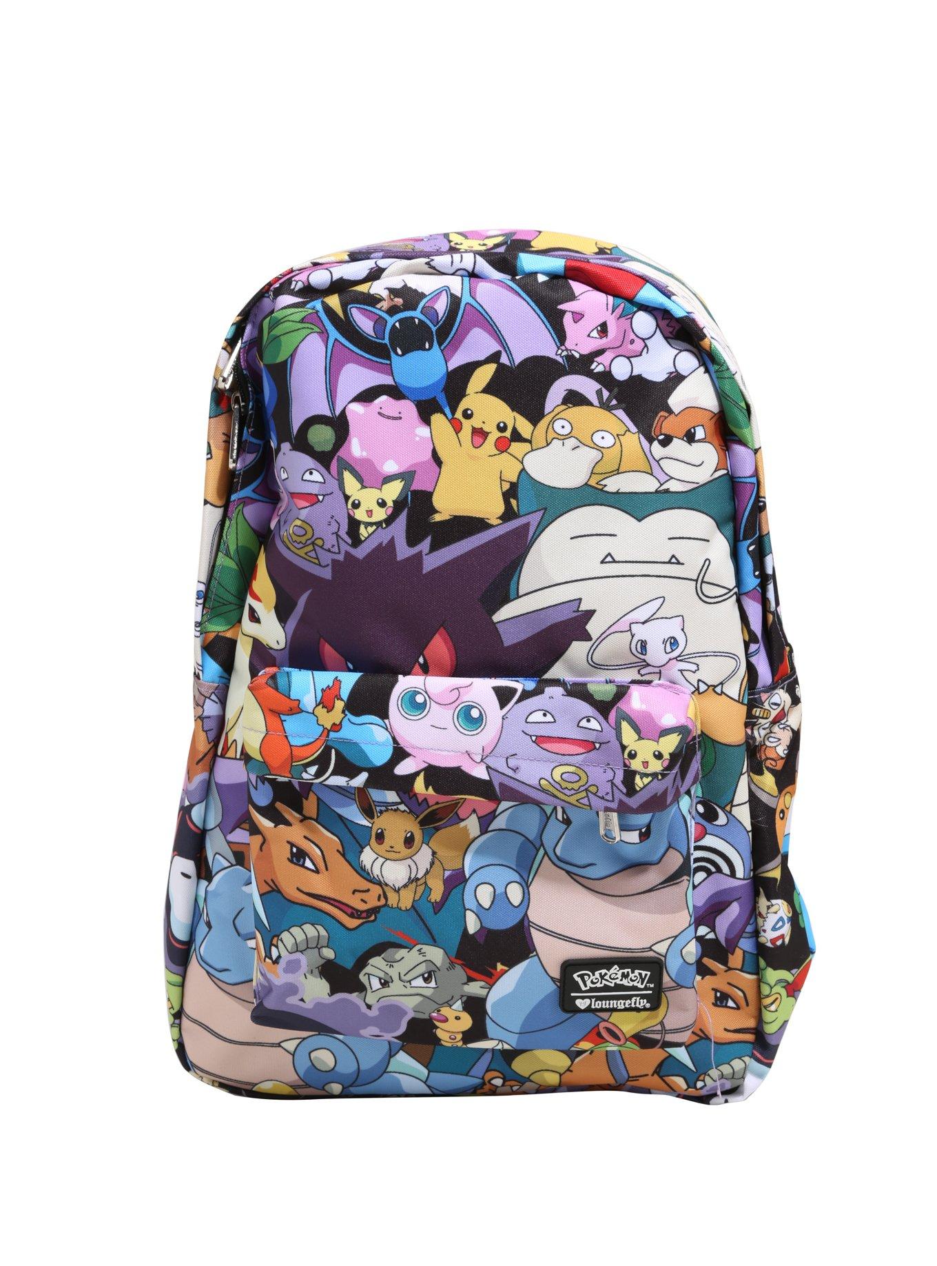 Loungefly Pokemon Evolutions Print Backpack | Hot Topic