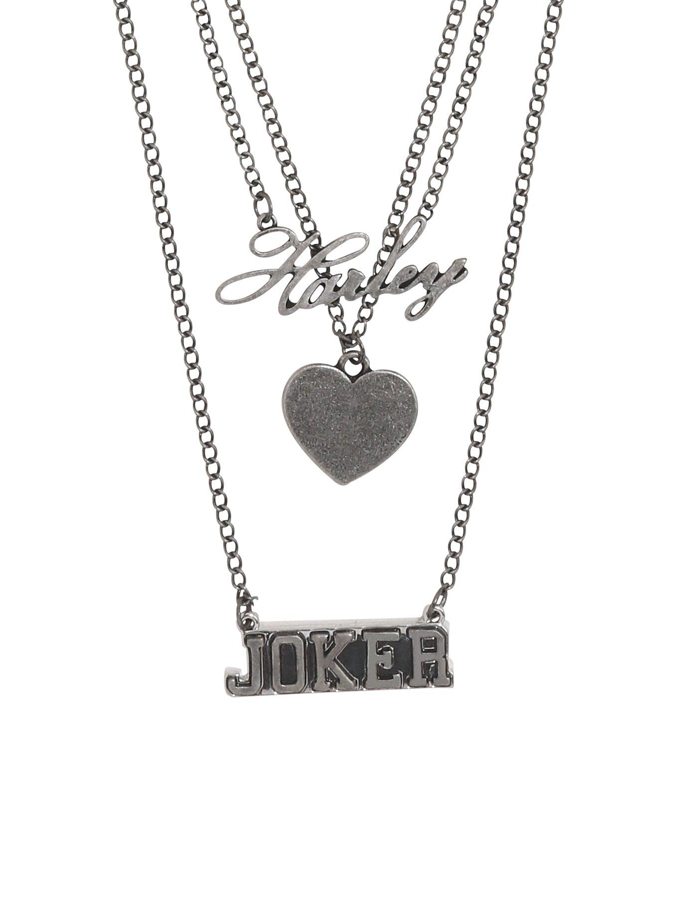 DC Comics Suicide Squad Harley Quinn Layered Necklace | Hot Topic
