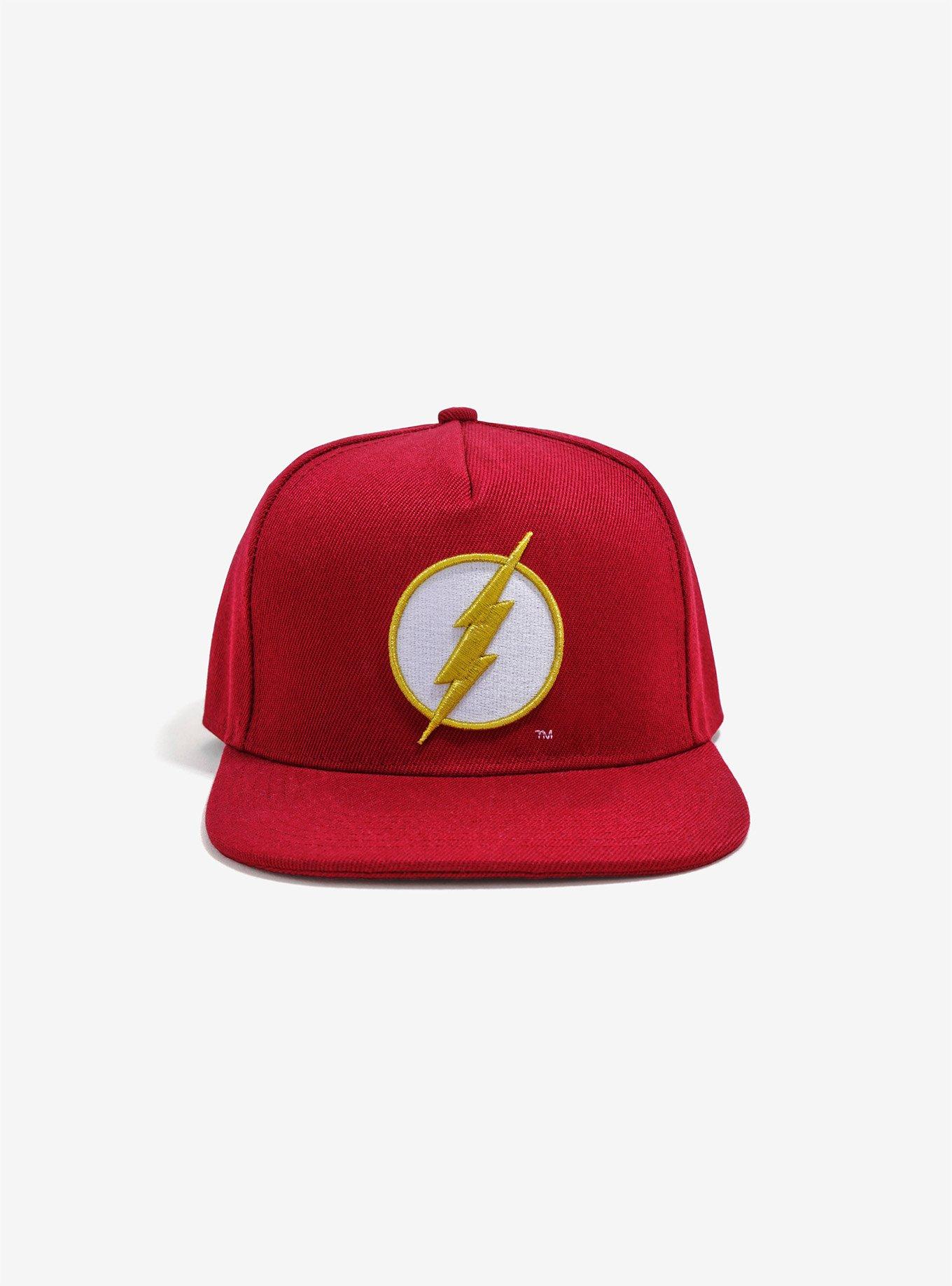 DC Comics The Flash Crimson Embroidered Snapback Hat | BoxLunch